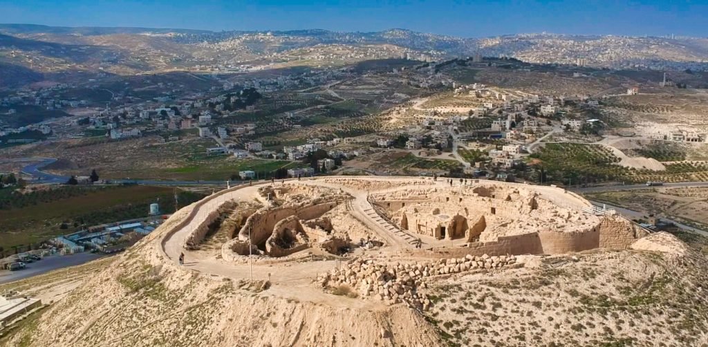 Purchase a short drone Israel video featuring the site of Herodium