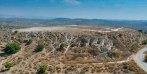 Aerial photos of Mareshah in the Shephelah of Judah in Israel